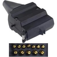 China Australian Standard 12 Core Trailer Connector 12 Pin Australian Male Plug And Socket for sale