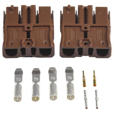 China SBS75X China-Made Black Brown Blue Color Forklift Connector Power Plug Connector 75A 600V for sale