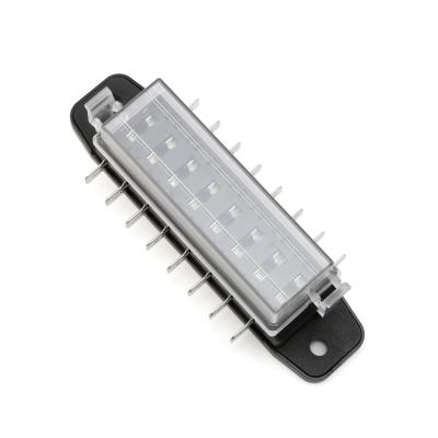 China 8P 8 Pole 8way standard blade auto fuse box holder block for sale