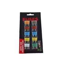 China 10pcs Blister Card Package Auto Car Blade Fuse ATO ATY Standard/Mini/Low Profile/Micro2 Size Fuse for Trolley in Blister Pack for sale