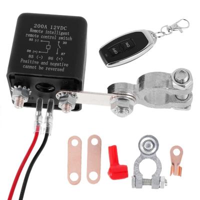 China 200A 12V Remote Control Battery Isolator Relay Start On / Off For Car Power Switch for sale