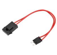 China Medium Car Fuse Holder Connector 16 Gauge Red Wire Cable Wiring Extension Tester For Automotive Circuits Hard To Reach Fusebox for sale