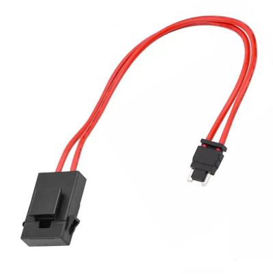 China Car Modification ACC Fuse Box Micro Fuse Tap Power Socket Holder Extension 16 AWG for sale