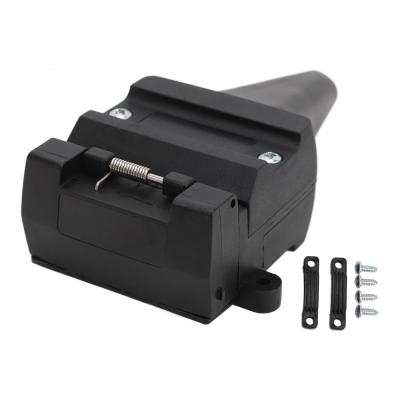China 12-Pin Flat Male Trailer Plug And Female Socket Set 12P Pins 12V Voltage Side Light Adaptor for sale