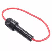 China InLine 14 AWG 20A Bayonet Type Glass Fuse Holder for 1/4inch 1/4