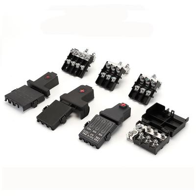 China 3 Way 4 Way Automotive Car Battery Screw Down ANS AFS ANF ANG Fuse Holder For Truck Marine Boat Car for sale