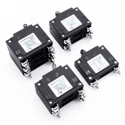 China 1 2 3 4 Pole Plug-in Type Electrical Circuit Black Bakelite Circuit Breaker for sale