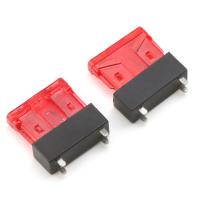 China Black ROHS Certified 30A Max Current PCB Fuse Holder Automotive Standard Blade Fuse Clip for sale