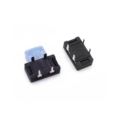 China SL-26A Model 15A Max Current PA66 Material PCB Mount Blade Fuse Holder for Automotive Applications for sale