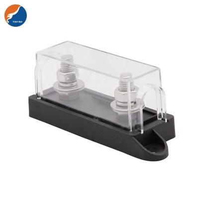 China 30A Current Rating Bolt On Fuse Holder with 2 Terminals for Heavy-Duty Applications for sale