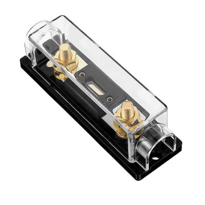 China Gold Plated Bolt On Fuse Holder with Blade Fuse Type and Plastic Material for Secure Electrical Connections for sale