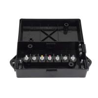China 7 Pole Junction Box for Trailer Waterproof Electrical Wire Connector 7 Gang Harness Junction Box for Camper RV Caravans for sale
