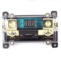 China 1 Way in 1 Way Out 0 2 4 Gauge Car Audio Digital Led Display ANL Fuse Holder Block Box for sale