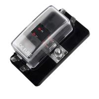 China Circuit 4 Way Marine Fuse Block 63g PBT ATC Fuse Holder With Cover for sale