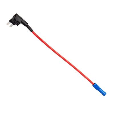 China Micro 2 Mini Piggy Back Fuse Holder / 12V Blade Fuse Holder with Wire Harness for sale
