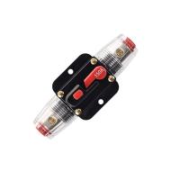 China 12V 24V Inline Fuse Car Audio Circuit Breaker Manual Reset Fuse Holder For Overload Protection for sale