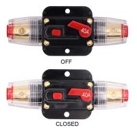China Amplifier Audio Video System Protection CB01 Manual Reset Circuit Breaker 20A to 100A for sale