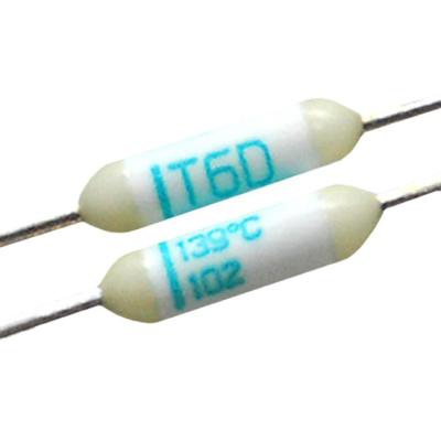 China UMI TAM Battery Protection Thermal Cutoff DC 50V 8A 9A 139C T6D Thermal Fuse Link for sale