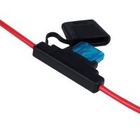 China 8AWG In Line Blade Fuse Holder 32V Maxi Fuse Heavy Duty Splash Proof for sale