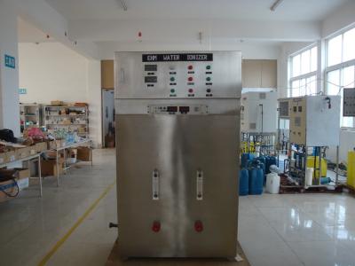 China EHM-1000 Commercial Alkaline Water Ionizer 1000L/h Capacity with 6000W Power for Food Processing for sale