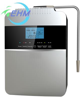 China EHM 150W Portable Alkaline Water Ionizer with 8 Titanium Plates, 2000W Heating, and 12,000L Capacity for Home and Hotel Use for sale