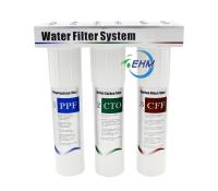 China Pre-filter Water Ionizer Filter 0.10-0.4 MPA Water Pressure 0.6-6 L/m Flow Activated Carbon Media for sale