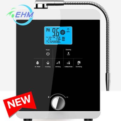China Alkaline Water Ionizer Machine 11 Plate PH 3.0-11 Hydrogen Rich Water Filter with LCD Display for sale