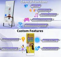China CH Intelligent Gym Workout Mirror 21.5 32 43 Inch Interactive Floor Stand Fitness Smart Touch Screen 1080p OLED for sale