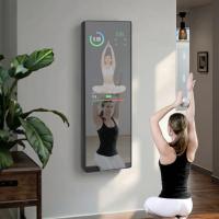 China 43 Inch Android Smart Fitness Mirror Interactive Gym Workout Display 1920x1080 for sale