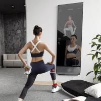 China 32 Inch Floor Stand Smart Fitness Mirror with OLED Display 1920x1080 Android 11.0 for sale