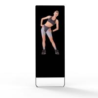 China 43 Inch Floor Stand Android Smart Fitness Mirror Touch Screen 1920x1080 4GB RAM for sale