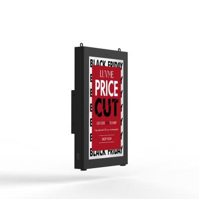 China Outdoor LCD Advertising Kiosk 55 Inch 4K Resolution IP65 Waterproof Wall Mount Digital Signage for sale