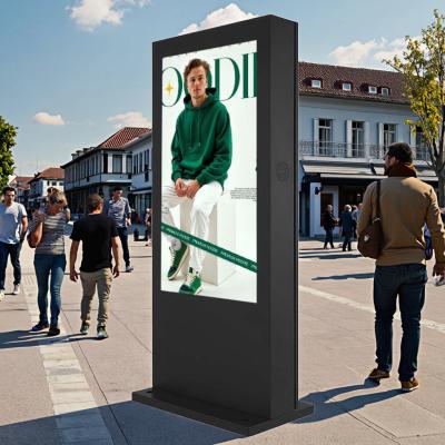 China Custom 4K Outdoor Menu Board Display 55 65 75 86 Inch High Brightness IP65 Waterproof Touch Screen for sale