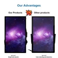 China CHXS 21.5 Inch Portable Android LCD Billboard Backpack Indoor Outdoor Advertising Bag 1920x1080 for sale