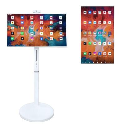 China 32 Inch LCD Touch Screen Digital Signage Portable TV with External Camera SDK Enabled for sale