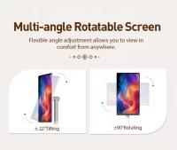 China 21.5 Inch Portable Android 12 TV Monitor 1920x1080 Touch Screen 5H Battery Life Wireless Display for sale