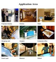 China 55 Inch LCD Touch Screen Advertising Kiosk Interactive Information Display for Shopping Malls 1920x1080 for sale
