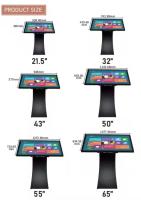 China 55 Inch LCD Touch Screen Advertising Kiosk Interactive Information Display for Shopping Malls 1920x1080 for sale