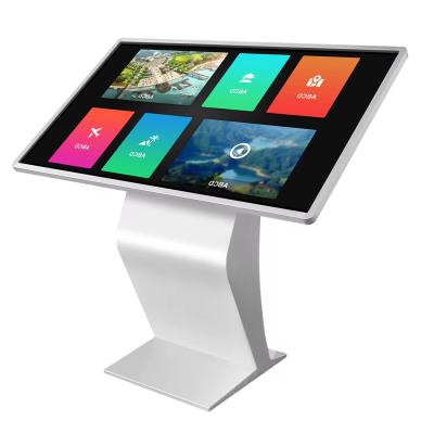 China CH All-in-One LCD Capacitive Touch Screen Kiosk 21.5-65 Inch Queue Management System Interactive Board for sale