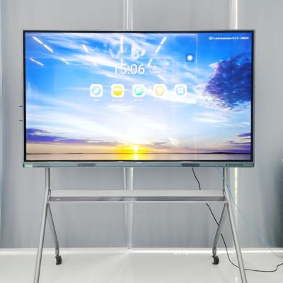 China CH 86-Inch 4K Interactive Whiteboard with 20-Point IR Touch Android/Windows OS Customizable Size for sale