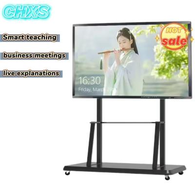 China CHXS 55 86 Inch Interactive Whiteboard LCD Display 20 Point Touch Screen 16:9 60Hz for Meeting Room Education for sale