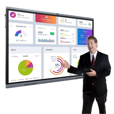 China CH Big Size 65 Inch Interactive Smart Board 4K Touch Screen Interactive Boards for Teaching for sale
