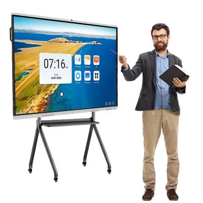 China 86 Inch 4K Interactive Smart Board LCD Touch Screen Whiteboard for School Conference for sale