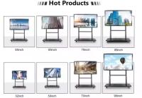 China CH Factory Price Oem 65 75 86  Inch Multi-point Touch 4k Screen Smart Whitebboard Flat Panel Digital Display Interactive Board for sale
