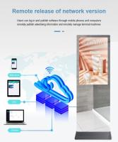 China Indoor Floor Stand Touch Screen Smart Mirror Interactive Digital Signage 55 Inch Android Display for sale