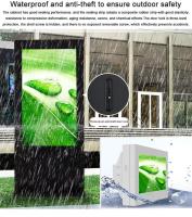 China High Brightness IP65 Waterproof 43 49 55 Inch Android 11 Capacitive Advertising Totem for Retail Store Outdoor LCD Display for sale