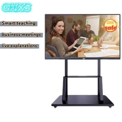 China CHXS 55 4K LCD Display Digital Smart Interactive Board for School Smart Board Interactive Whiteboard Panel for sale