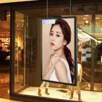 China CHXS 32 Inch Dual Sided LCD Advertising Screen 2500 cd/m2 High Brightness Ceiling Mount for Mall Retail for sale