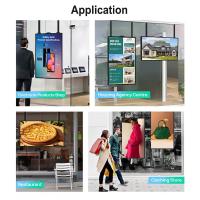 China CH Commercial Indoor 32-55 Inch LCD Display 2500nits Digital Signage Double-Sided Hanging Window Display for sale
