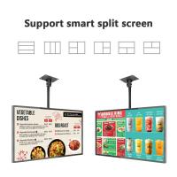 China CH Commercial Indoor 32-55 Inch LCD Display 2500nits Digital Signage Double-Sided Hanging Window Display for sale